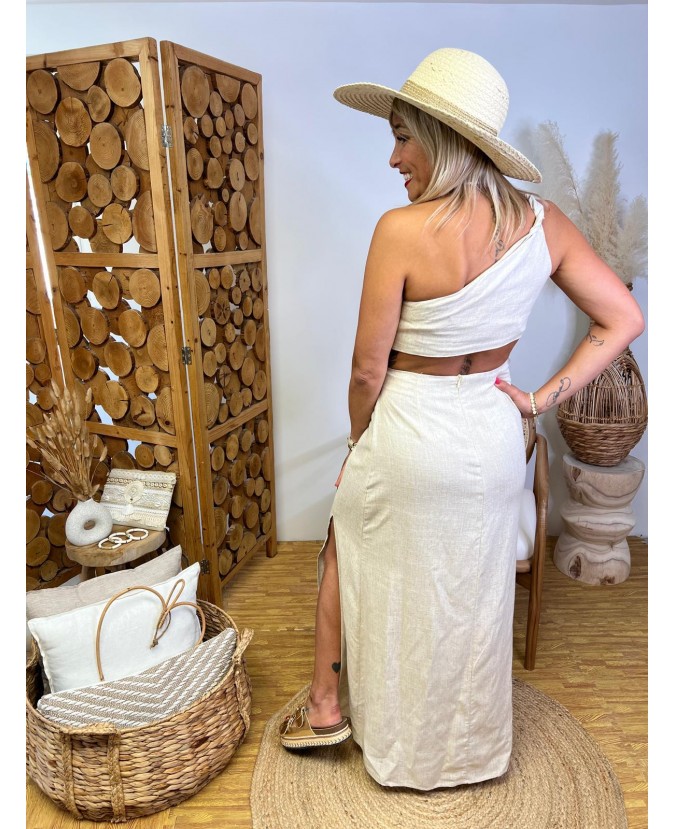 ROBE CHLOÉ - BEIGE | Un Rayon de Soleil