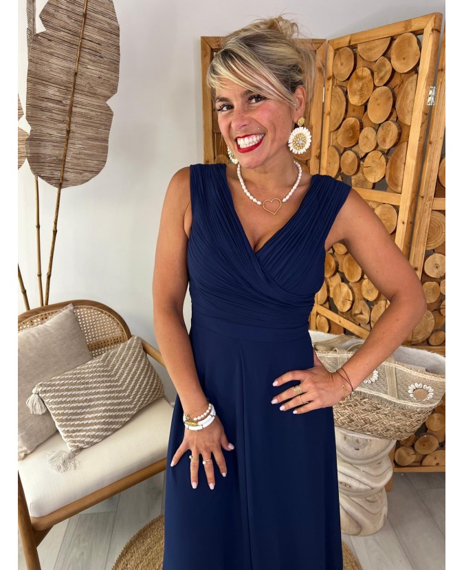 ROBE NAEVA - MARINE | Un Rayon de Soleil
