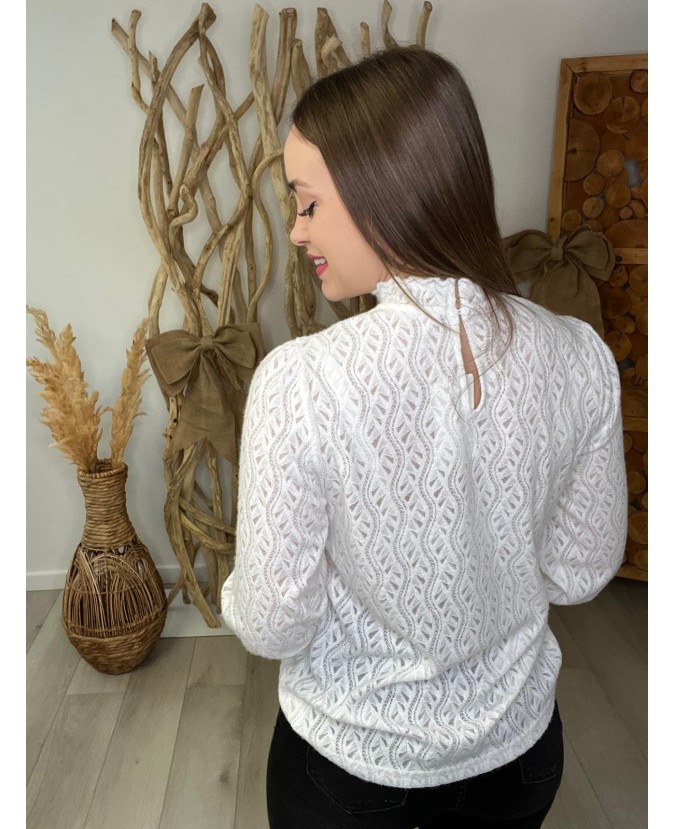 PULL MAEKO - BLANC | Un Rayon de Soleil