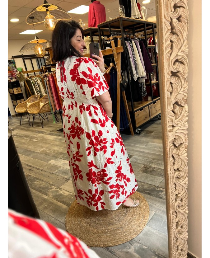 ROBE ISIDORA PULPEUSE - ROUGE | Un Rayon de Soleil