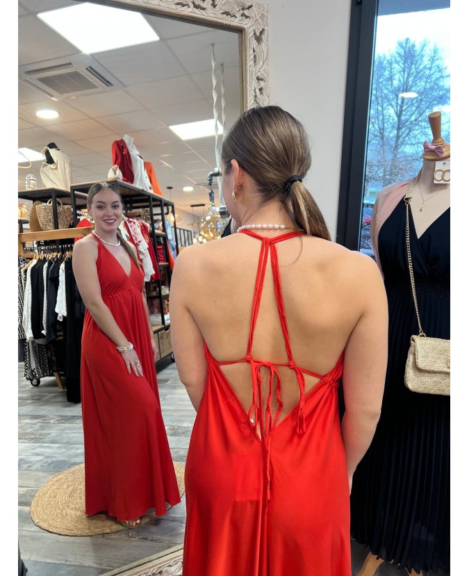 ROBE ALAIA- CORAIL | Un Rayon de Soleil