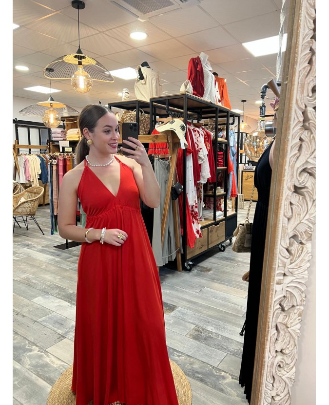 ROBE ALAIA- CORAIL | Un Rayon de Soleil