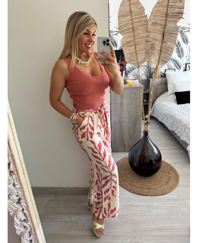PANTALON NARIMANE - ROSE | Un Rayon de Soleil