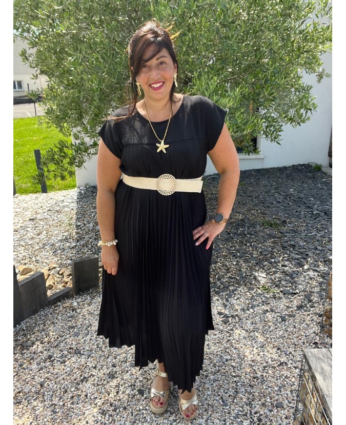 ROBE JIM PULPEUSE - NOIR | Un Rayon de Soleil